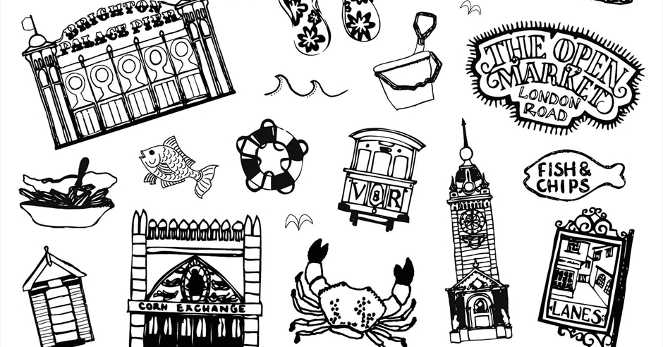 Brighton Colouring Sheets - Visit Brighton