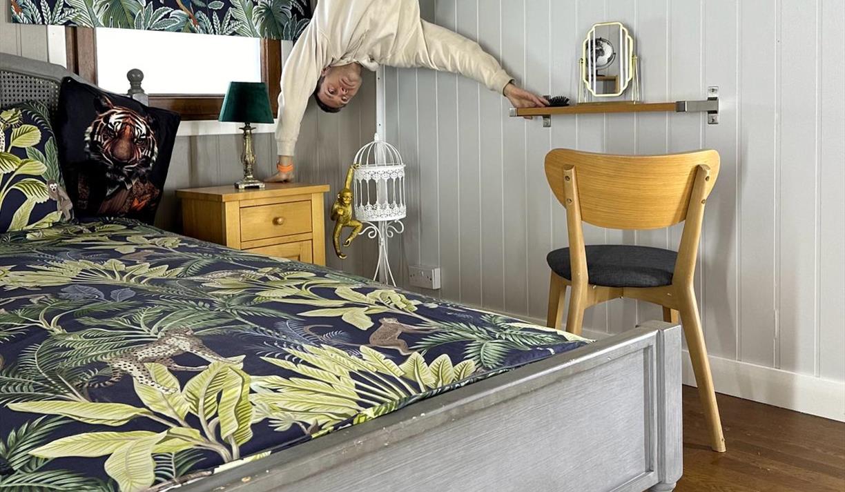 underside down house