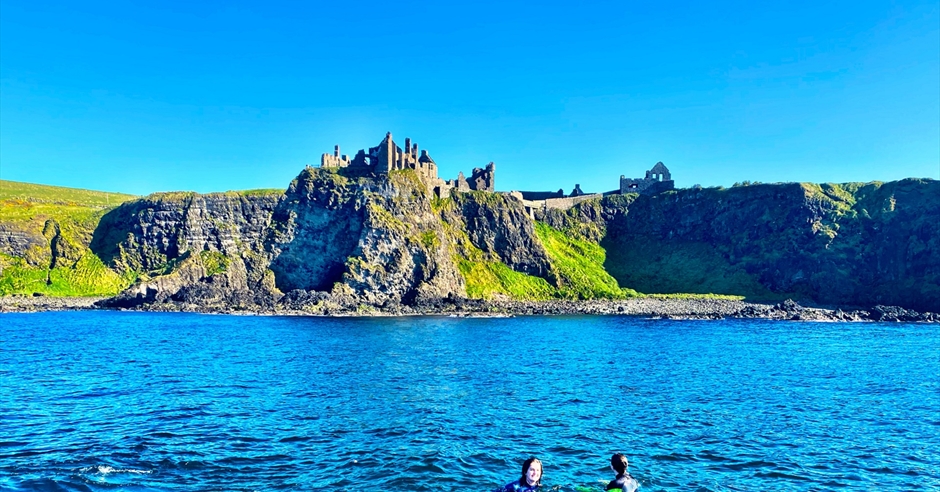Snorkel the hidden caves of White Rocks and Dunluce Castle - Portrush ...