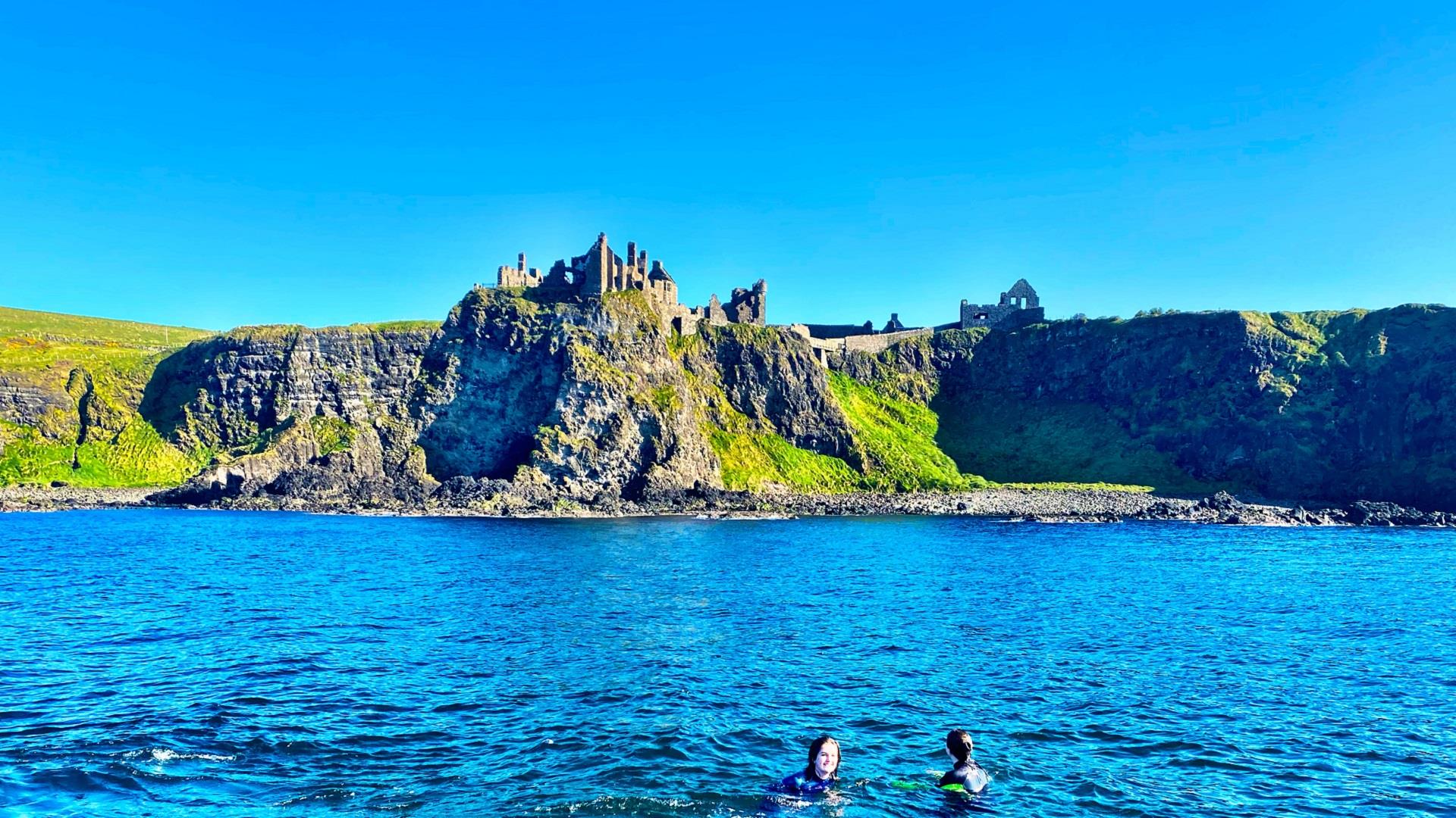Snorkel the hidden caves of White Rocks and Dunluce Castle - Portrush ...