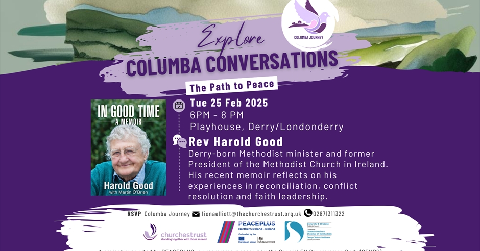 Columba Conversations: Rev Harold Good, The Path to Peace - Derry ...