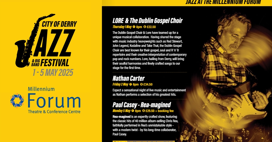 Jazz at the Millennium Forum - Derry-Londonderry - Visit Derry