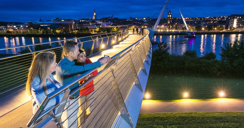 Peace Bridge - Visitor Attractions in Derry~Londonderry, Londonderry ...