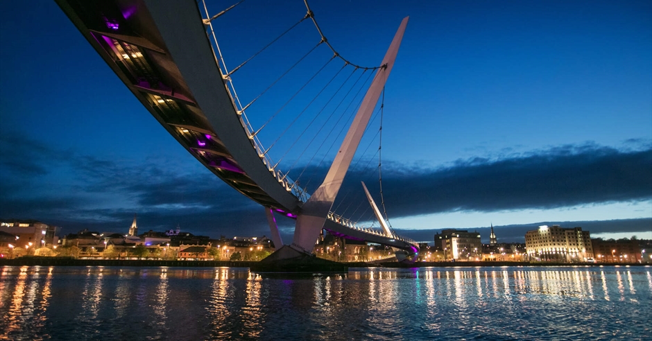 Peace Bridge - Visitor Attractions in Derry~Londonderry, Londonderry ...