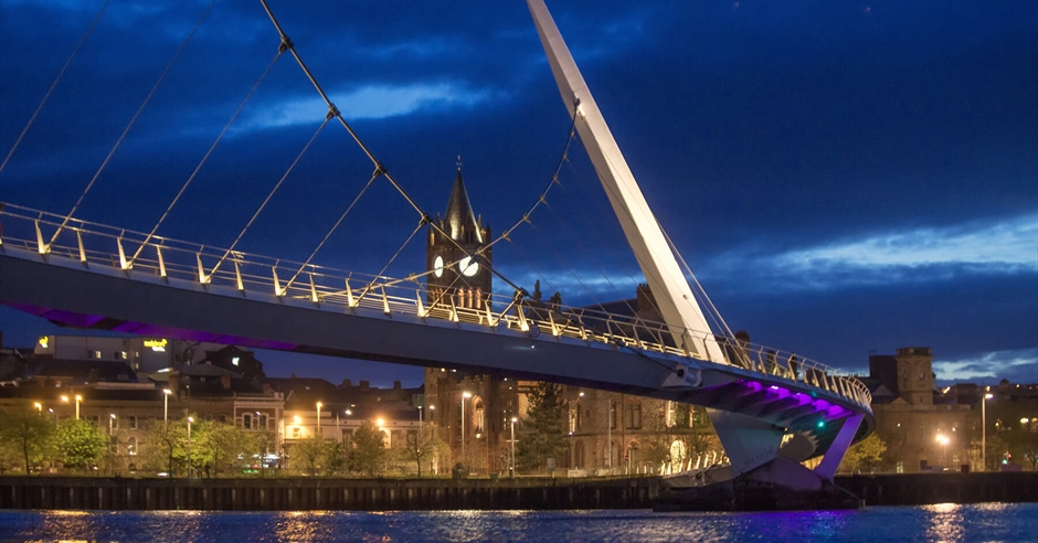 Peace Bridge - Visitor Attractions in Derry~Londonderry, Londonderry ...