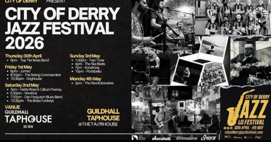 Guildhall Taphouse Jazz Line Up - Derry~Londonderry - Visit Derry