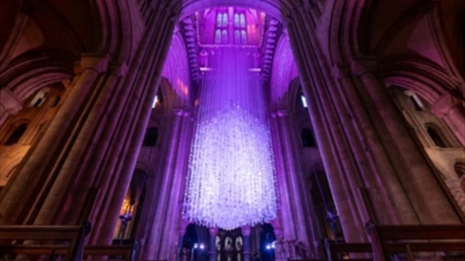Peace Doves artwork arrives in Durham Cathedral - This is Durham