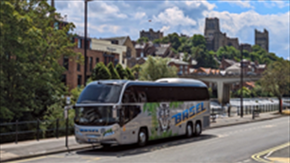 New Durham City Coach Drop Off Point - This is Durham
