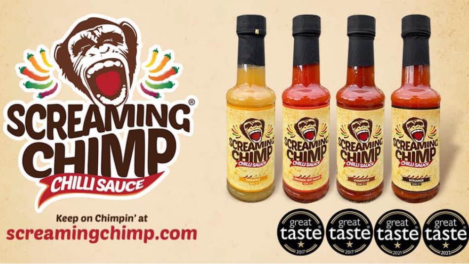 Screaming Chimp Chilli Sauce - This is Durham