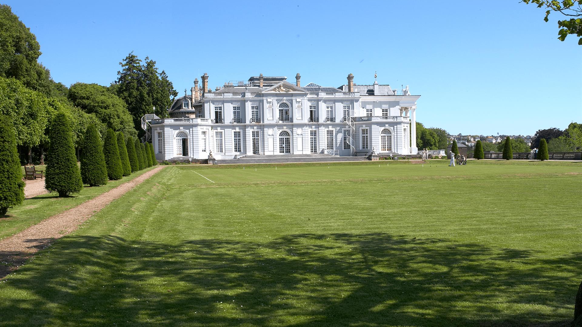 Oldway Mansion; once home to the Singer family - English Riviera