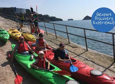 Sunset sea kayak safari with catering - Sea Kayak Torbay - Sports in ...