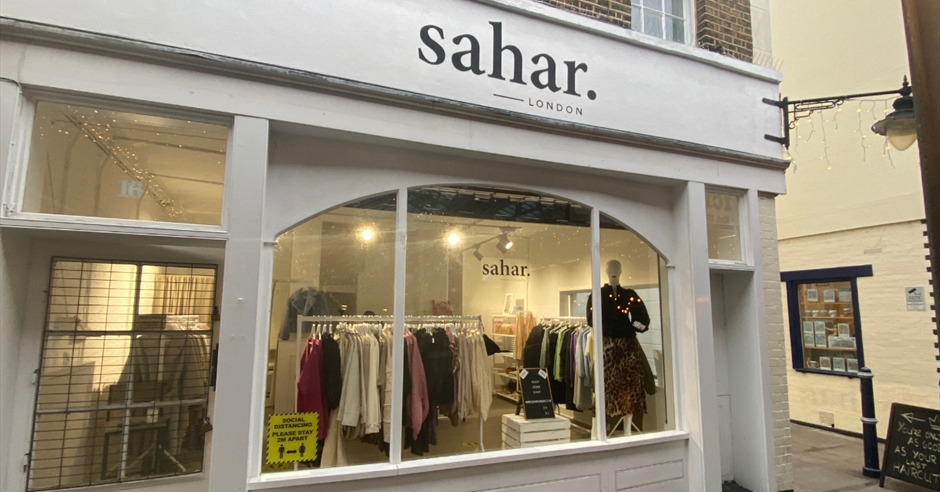 Sahar London - Shop - Fashion in Greenwich, Greenwich - Enjoy Greenwich