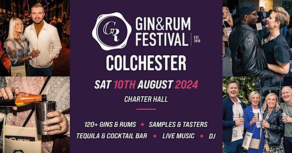 Gin & Rum Festival - Colchester - Food and Drink Event in Colchester ...