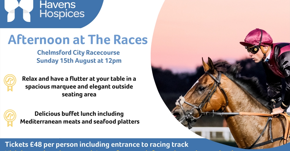 Afternoon Lunch at the Races - Charity Event in Essex, Chelmsford ...