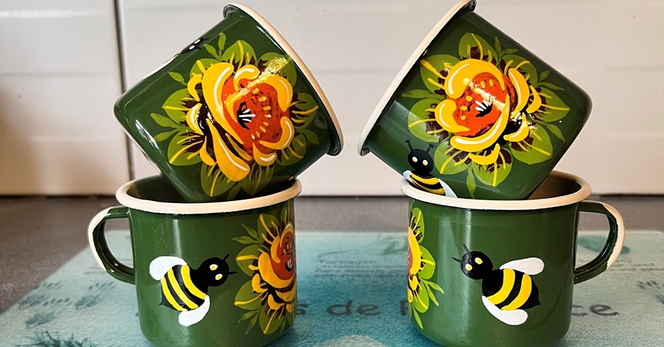 Introduction to Canal Folk Art with Marie Charles - Workshop/Course in ...