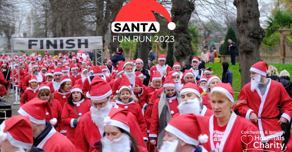 Santa Fun Run 2023 - Walking Event in Colchester, Colchester - Visit Essex