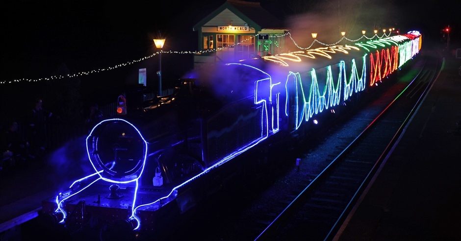 Lights Train at Epping Ongar Railway - Railway Event in Epping, Epping ...