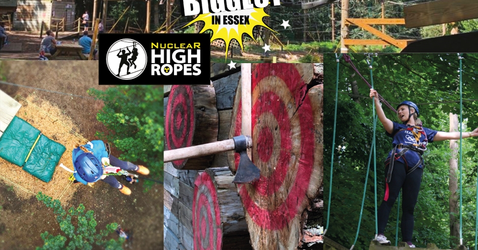 NUCLEAR HIGH ROPES - Children's Activity Event in Brentwood, Brentwood ...