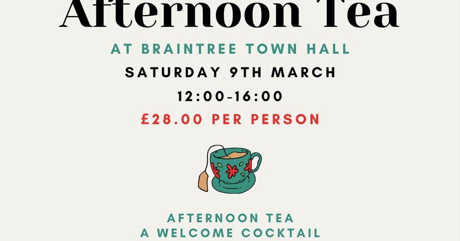 Mother's Day Afternoon Tea - Food and Drink Event in BRAINTREE ...