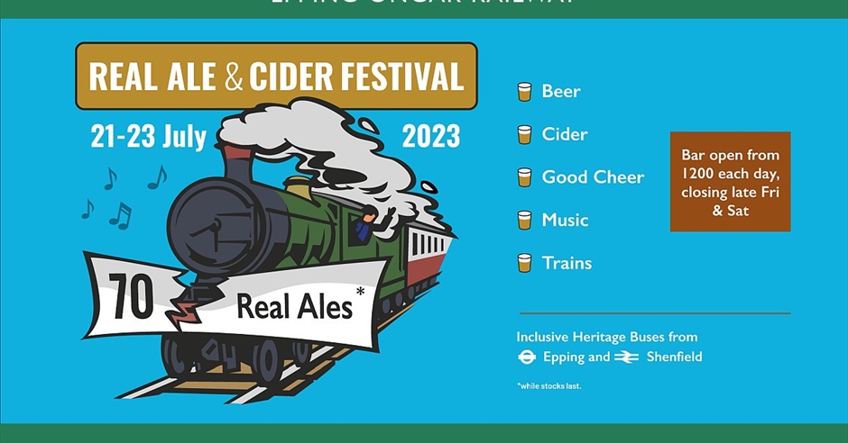 Real Ale and Cider Festival - Beer Festival in Epping, Epping - Visit Essex