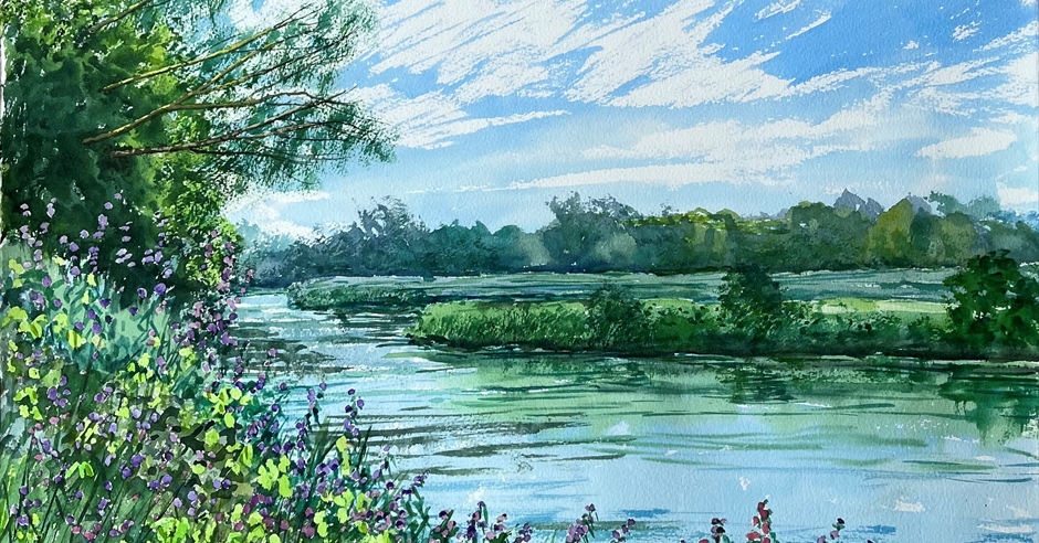 Art Workshop: Paint a Spring Landscape in Watercolours - Workshop ...