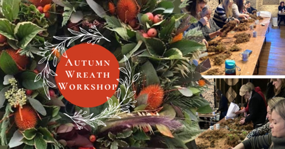 Autumn Wreath Workshop - Arts & Crafts Event in HALSTEAD, Halstead ...