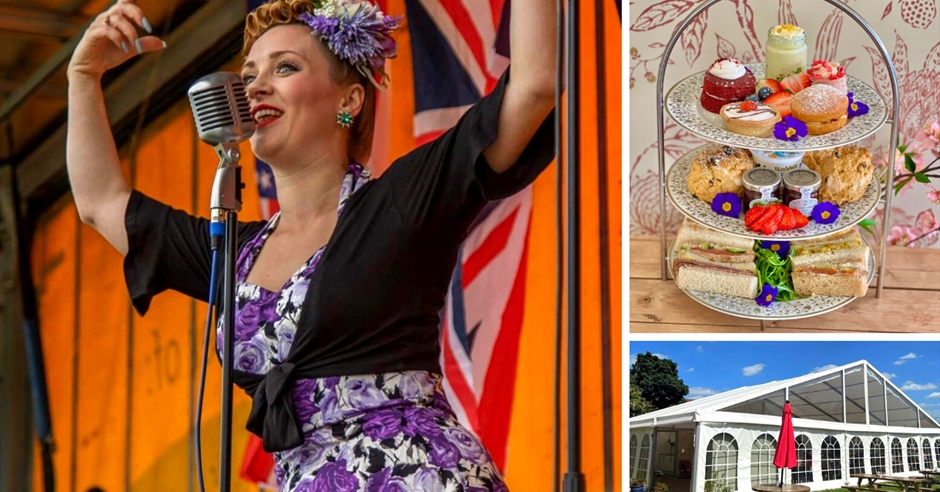 Coronation Tea in the Marquee - Coronation in Tiptree, Colchester ...