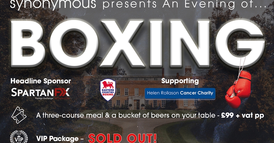 An Evening of Boxing - Sporting Event in Nr Witham, Witham - Visit Essex