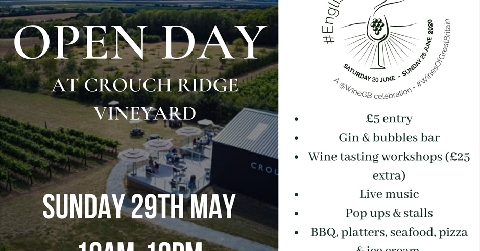 Crouch Ridge Vineyard Open day - Food and Drink Event in Nr Chelmsford ...