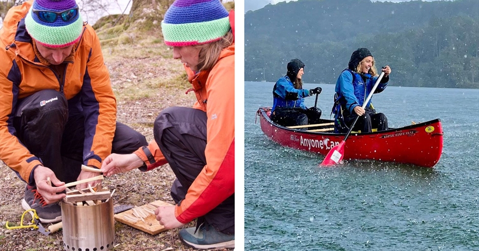 Canoe Bushcraft with Anyone Can - Newby Bridge - Visit Lake District