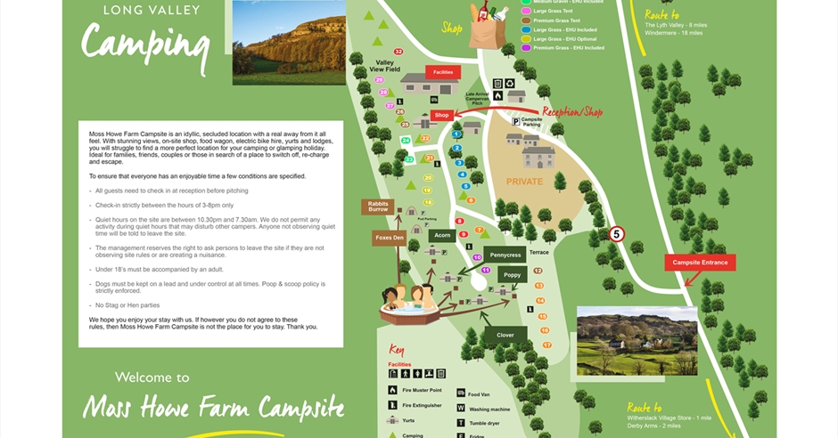 Moss Howe Farm Campsite - Witherslack - Visit Lake District