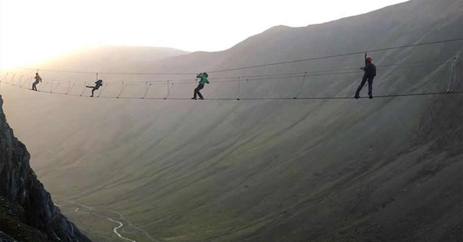 Infinity Bridge at Honister Slate Mine - KESWICK - Visit Lake District