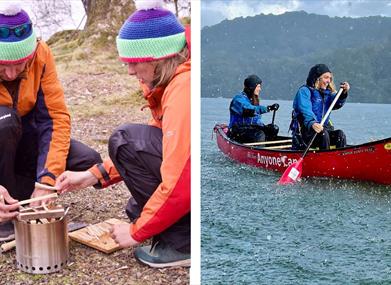 Canoe Bushcraft with Anyone Can - Newby Bridge - Visit Lake District