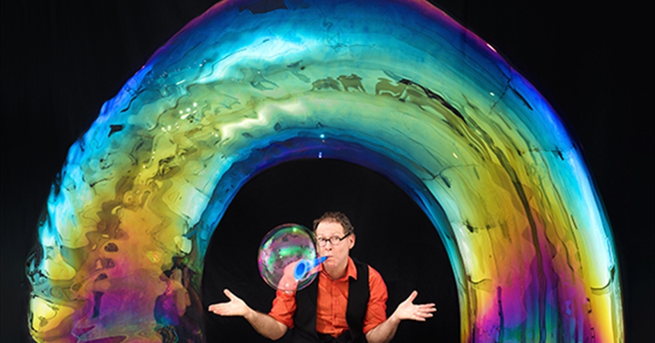 The Amazing Bubble Man at The Haymarket - Visit Hampshire