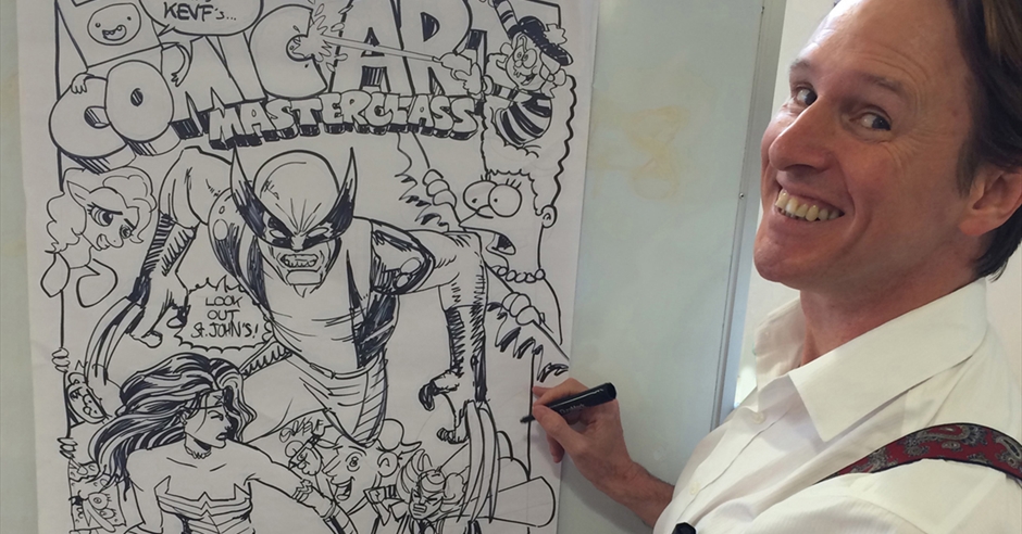 Comic Art Masterclass at The Lights Theatre - Visit Hampshire