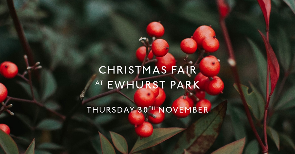 Ewhurst Park Christmas Fair - Visit Hampshire