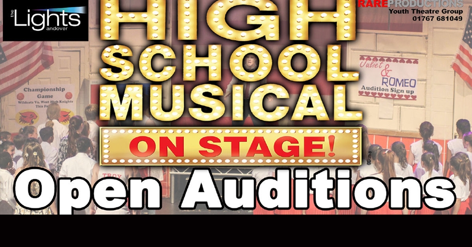 RARE High School Musical on Stage! Open Auditions at The Lights Theatre ...