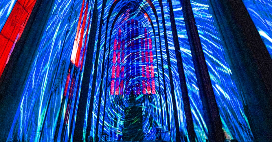 'The Elements' Immersive Light and Sound Show by Luxmuralis at ...