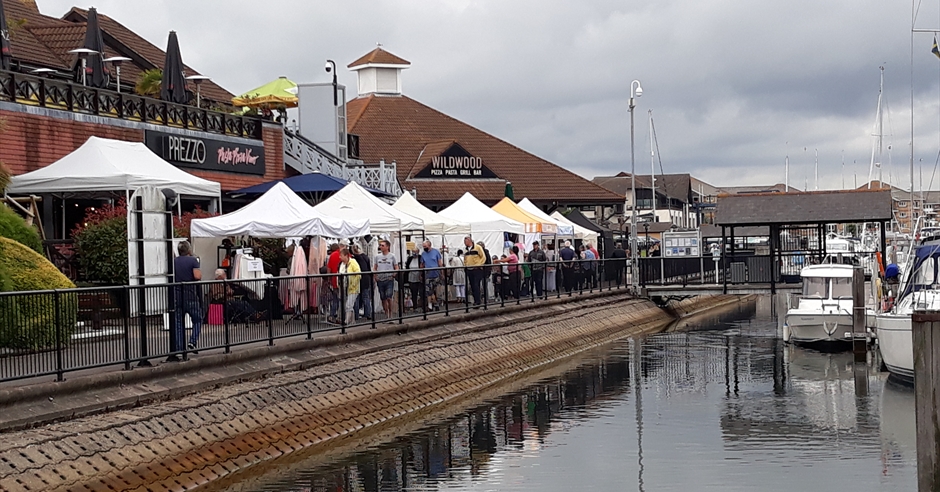 Sunday Waterside Market at Port Solent - Visit Hampshire