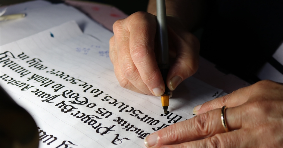 Calligraphy Workshop at Winchester Cathedral - Visit Hampshire