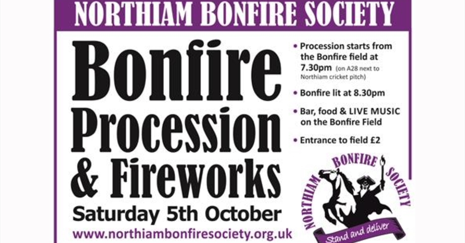 Northiam Bonfire Procession & Fireworks - Visit 1066 Country
