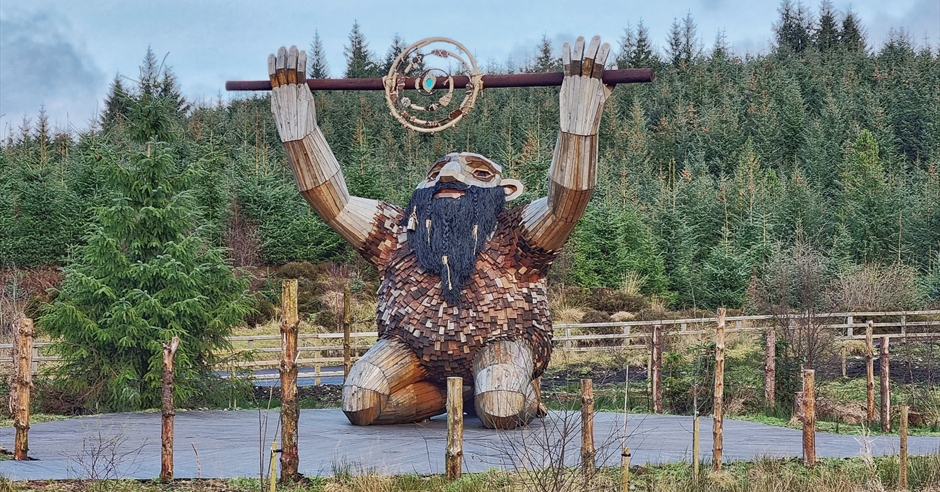 Giants of the Sperrins - The Stargazer - Art & Culture in Davagh Forest ...
