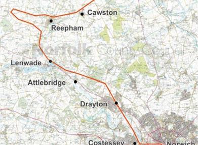 Marriott's Way - Walking Route - Walking Route in Aylsham, Aylsham ...