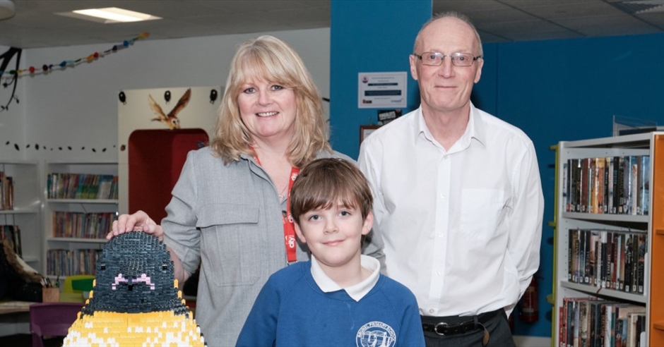 Penguin winners p-p-pick up their prizes! - Visit Plymouth
