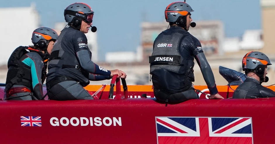 Paul Goodison takes flight in Great Britain SailGP F50 - Visit Plymouth