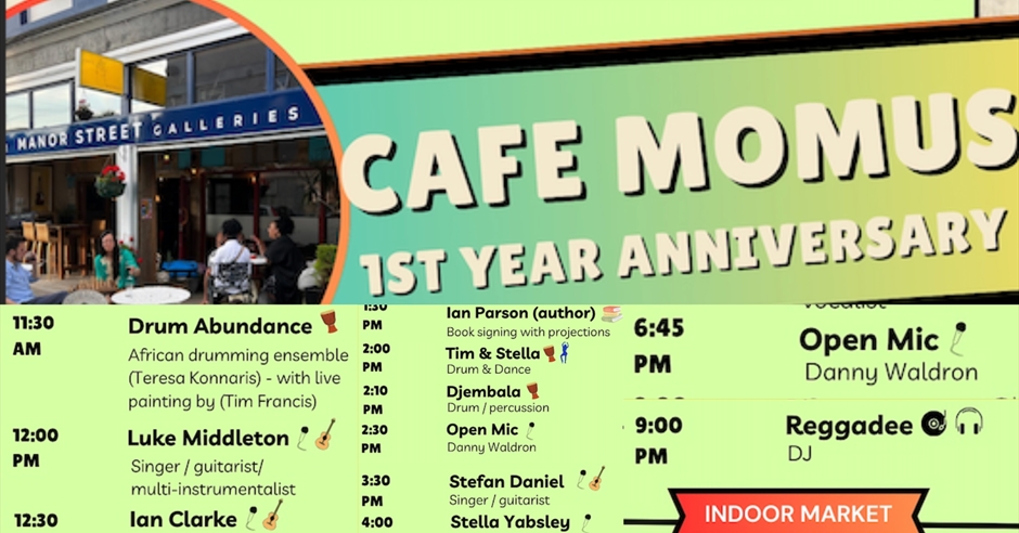 Cafe Momus 1st Year Anniversary - Visit Plymouth