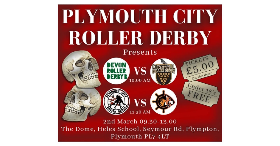 Plymouth City Roller Derby Match - Visit Plymouth