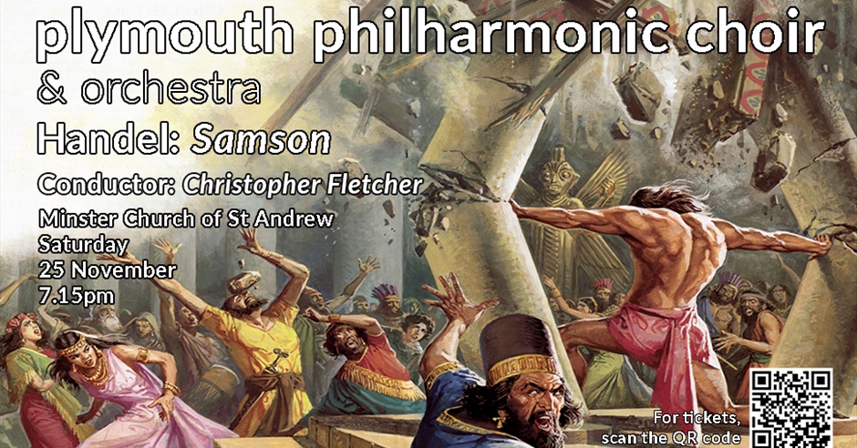 Plymouth Philharmonic Choir Concert Handel: Samson - Concert, Plymouth ...