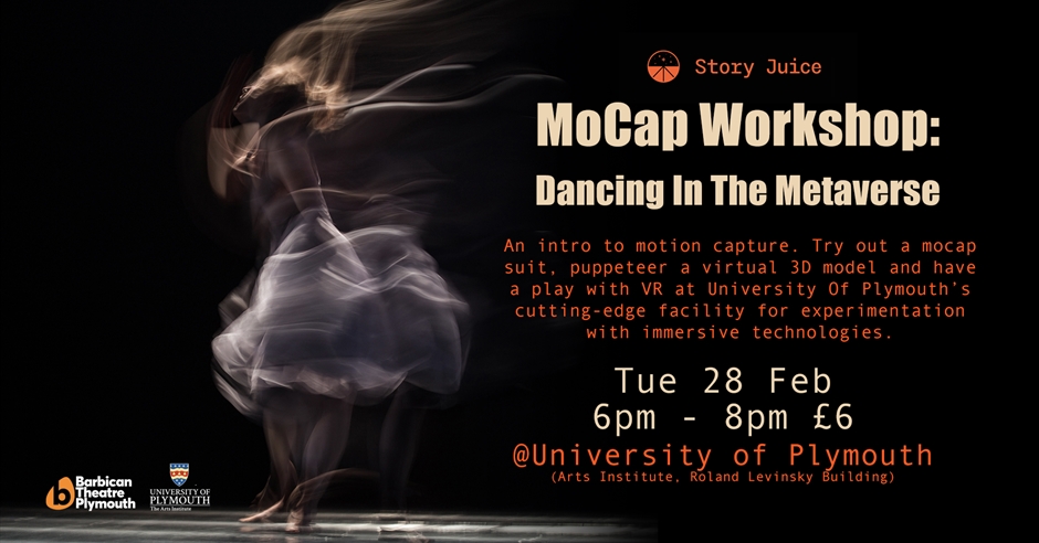 MoCap Workshop: Dancing In The Metaverse - Visit Plymouth