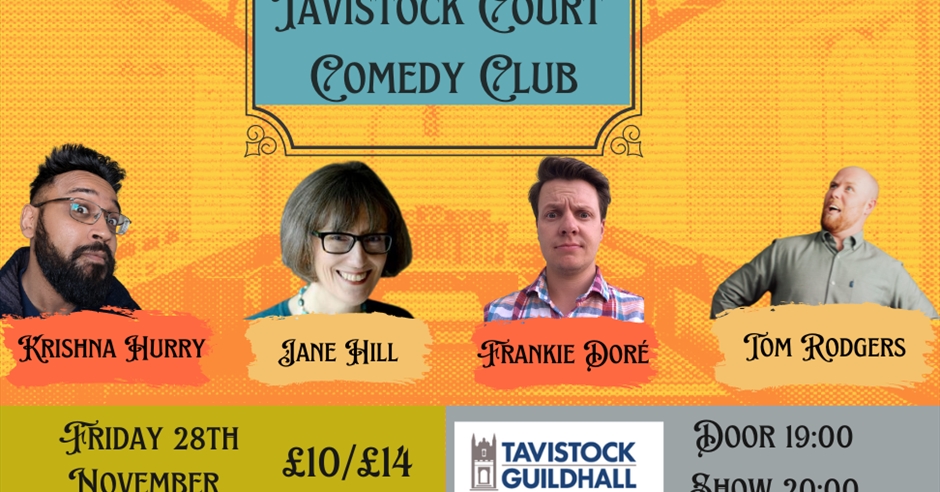 Tavistock Court Comedy Club - Visit Plymouth